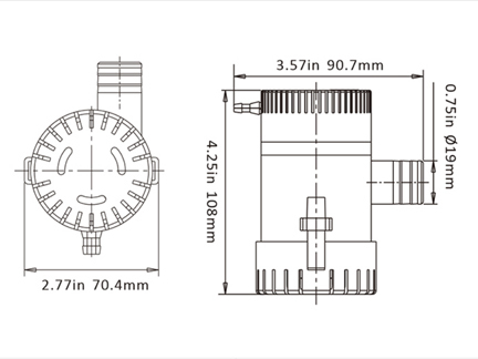 Yahoo!オークション - SEAFLO シーフロ マニュアル ビルジポンプ 12V 3...