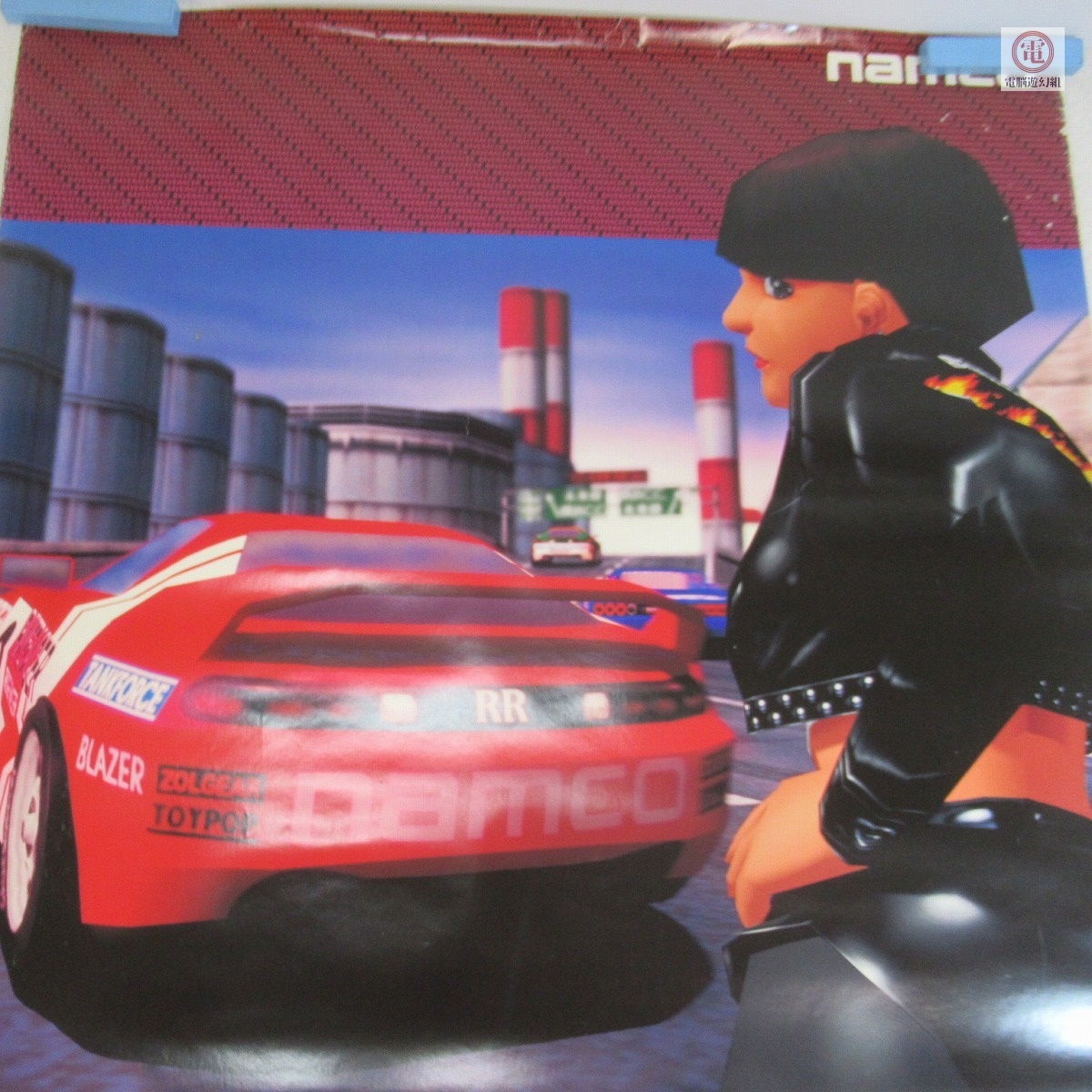 Yahoo!オークション - ポスター ナムコ/NAMCO レイブレーサー RAVE RAC...