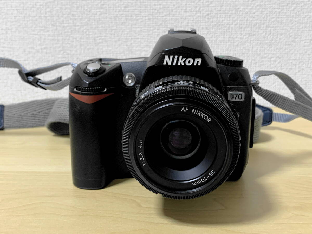 Yahoo!オークション - Nikon D70 カメラ ボディ AF NIKKOR 35-70mm 1 3...