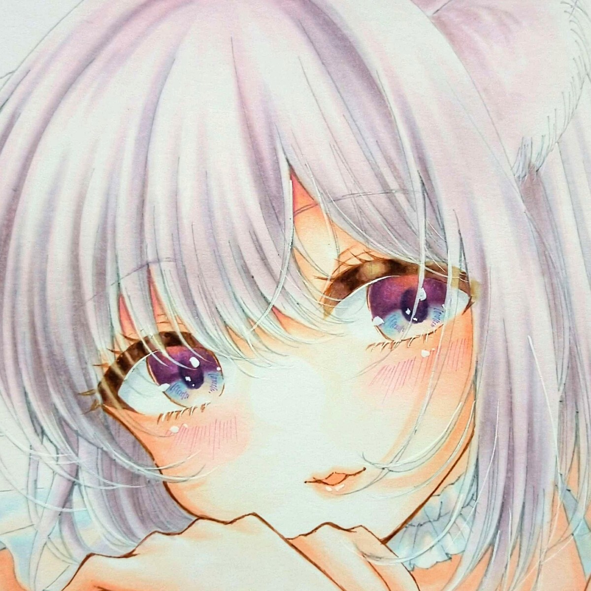 Yahoo!オークション - 手描きイラスト A5サイズ コピック オリジナル ...