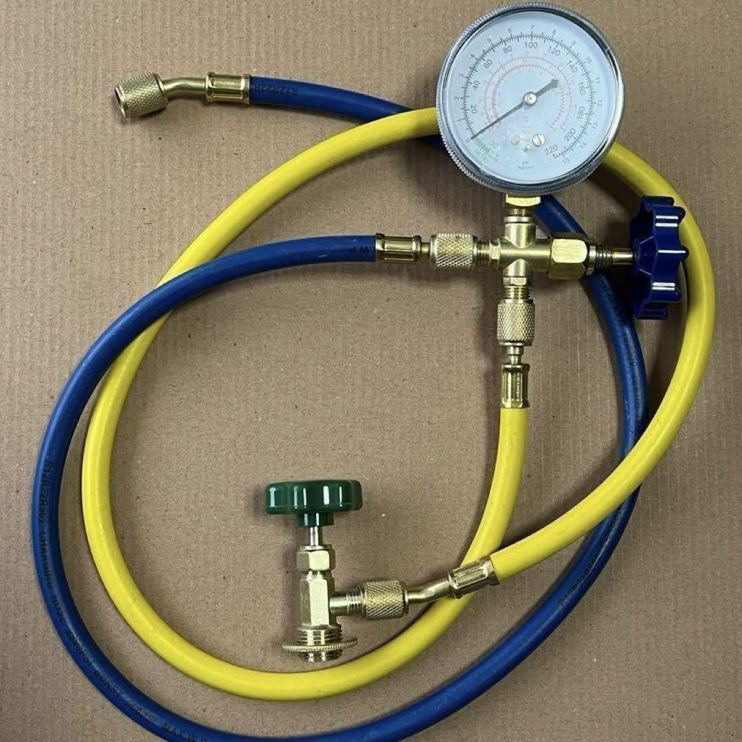 Yahoo!オークション - エアコン R12メーター付き ガスチャージセット