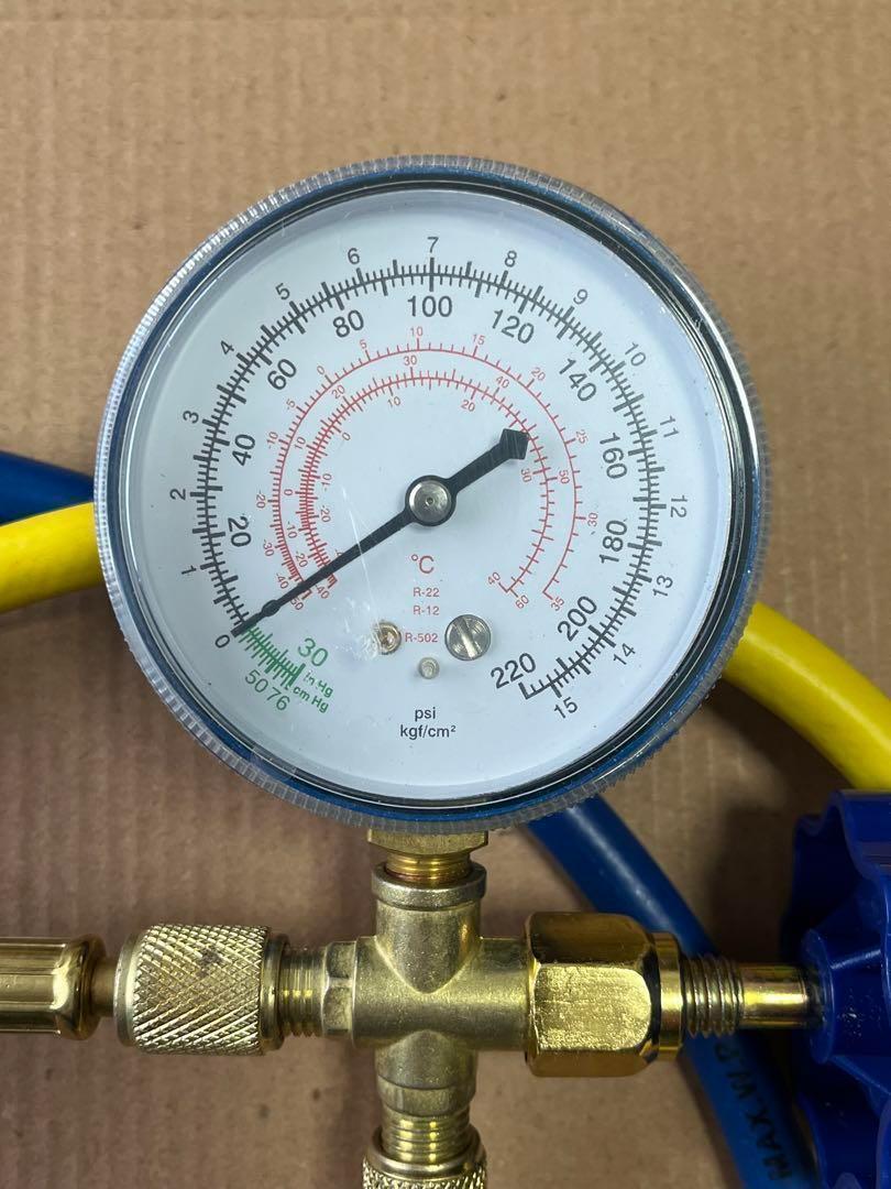 Yahoo!オークション - エアコン R12メーター付き ガスチャージセット
