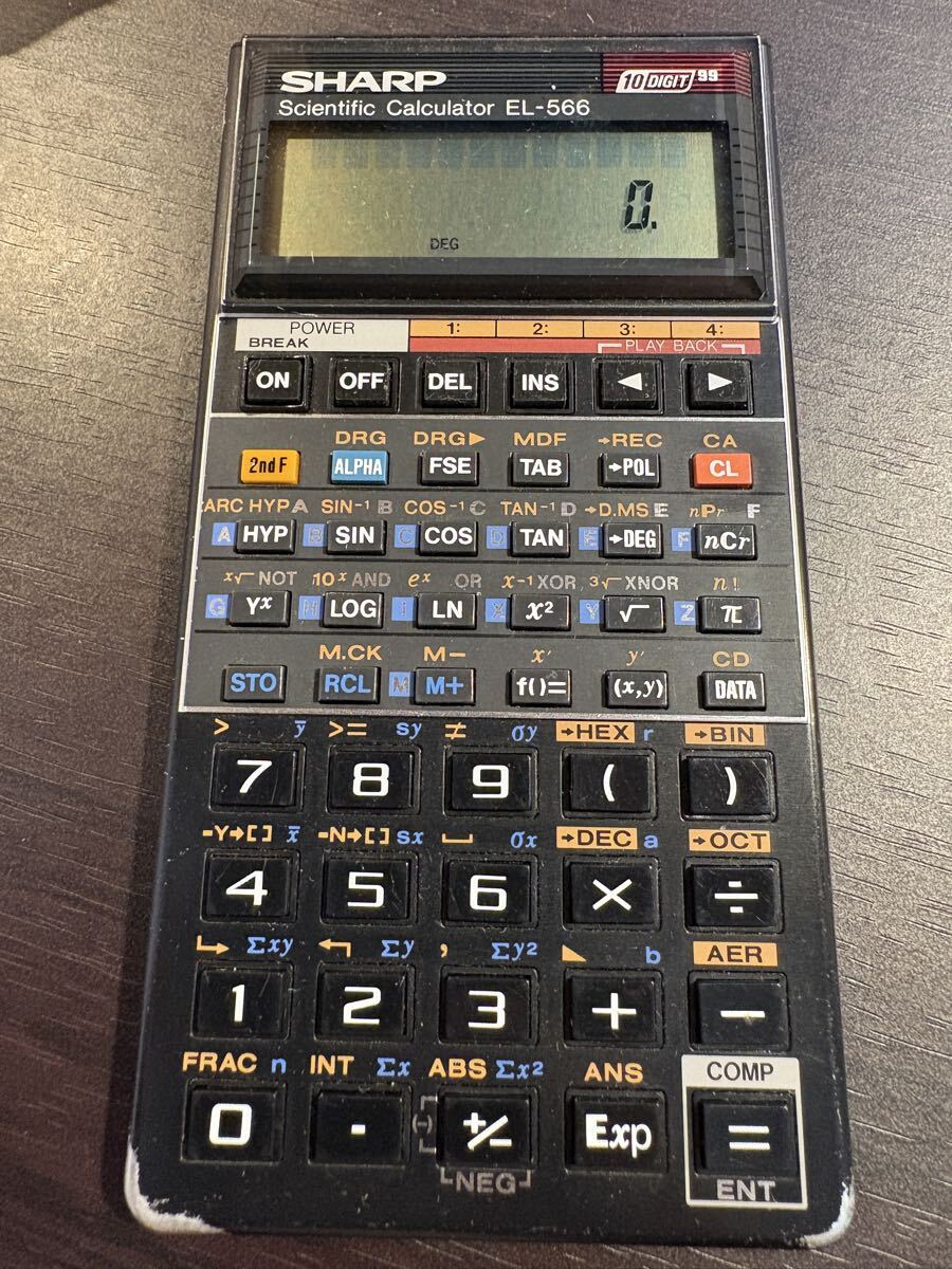 Yahoo!オークション - SHARP シャープ Scientific Calculator EL-566 ...