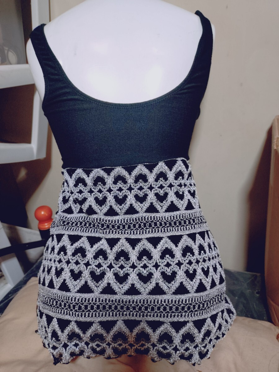 Yahoo!オークション - M4502 東京印 セレブなモノトーン系ワンピース水...