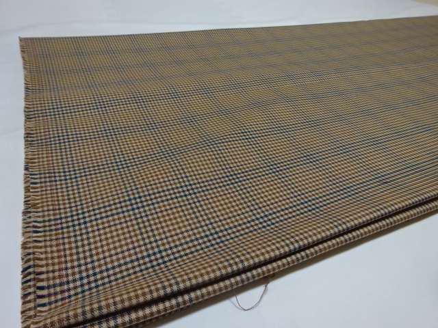 Yahoo!オークション - 日本製 ポリ系 チェック柄 生地 1.8m E648