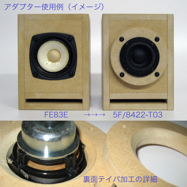 Yahoo!オークション - Scan Speak 5cmフルレンジ 5F/8422-T03用 スピー...