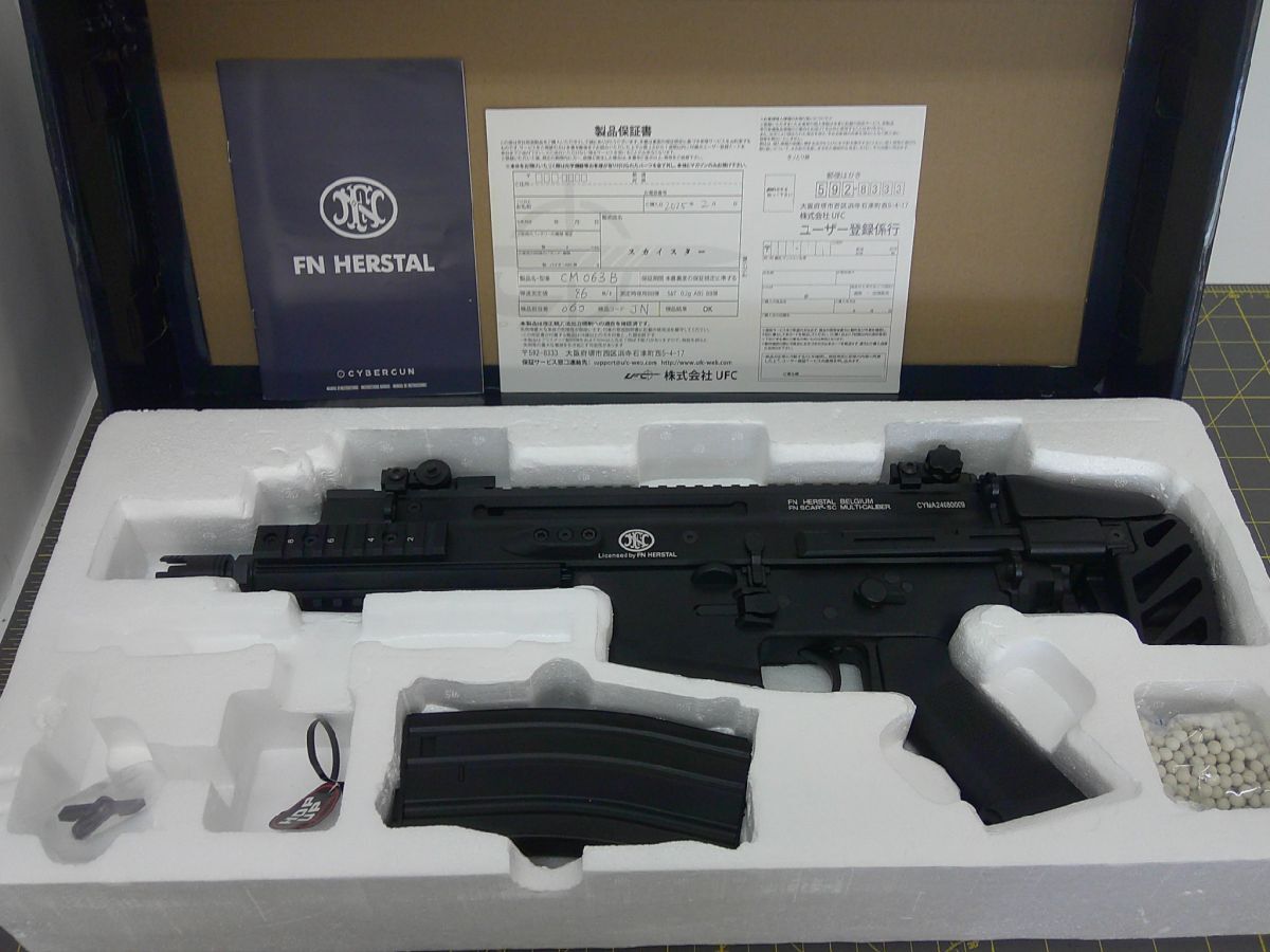 Yahoo!オークション - 36 送120サ 0916YB08 CYMA 電動ガン FN SCAR...