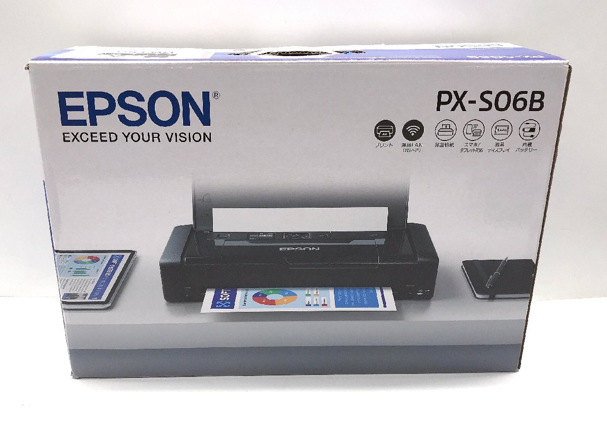 Yahoo!オークション - EPSON エプソン PX-S06B モバイルプリンター A4...