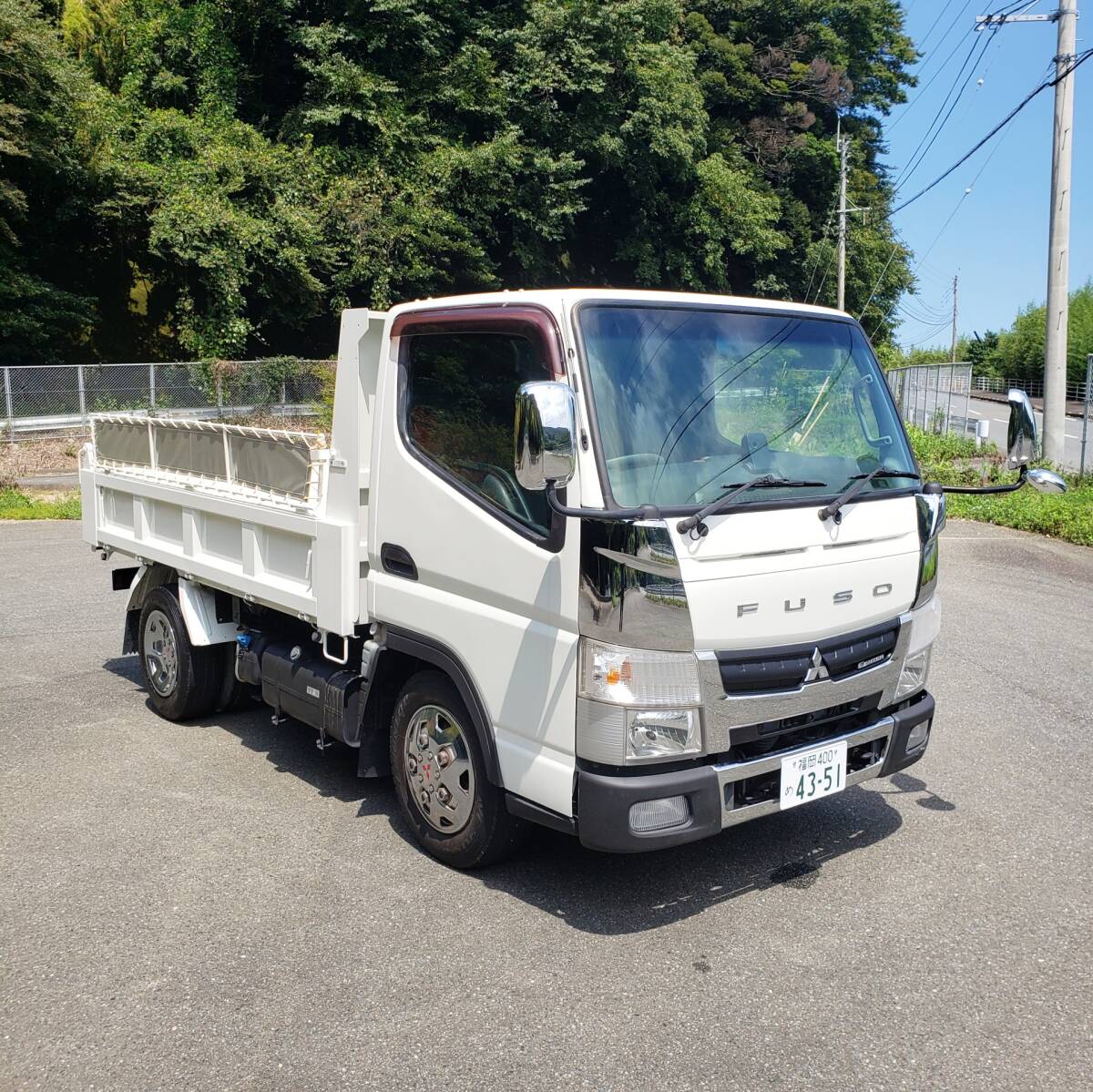 Yahoo!オークション - 売切 3t 低床 強化 ダンプ 三菱 キャンター5MT(3...