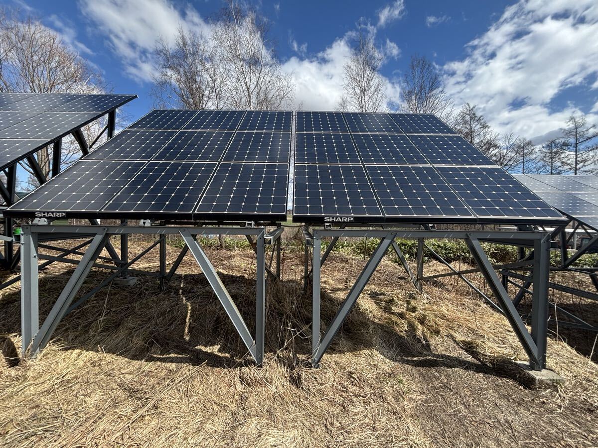 Yahoo!オークション - 北海道 引取限定 ソーラーパネル一式 20kw 架台 ...