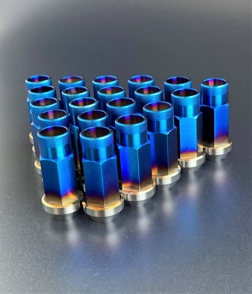 Yahoo!オークション - 超軽量Ti64チタンナット 貫通タイプ 全長 48mm...