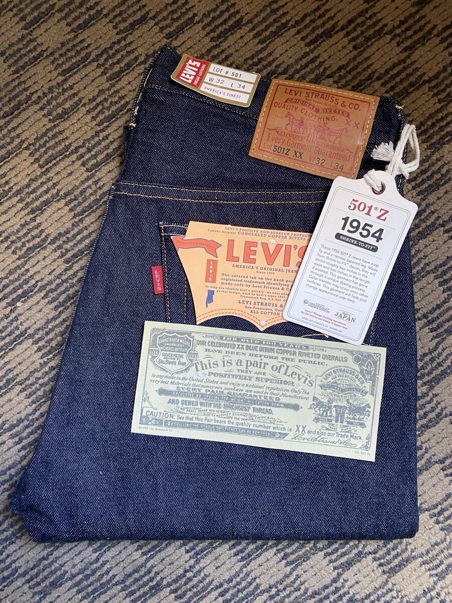 Yahoo!オークション - 新品 リーバイス LVC 1954年501ZXX 日本製 LEVIS...
