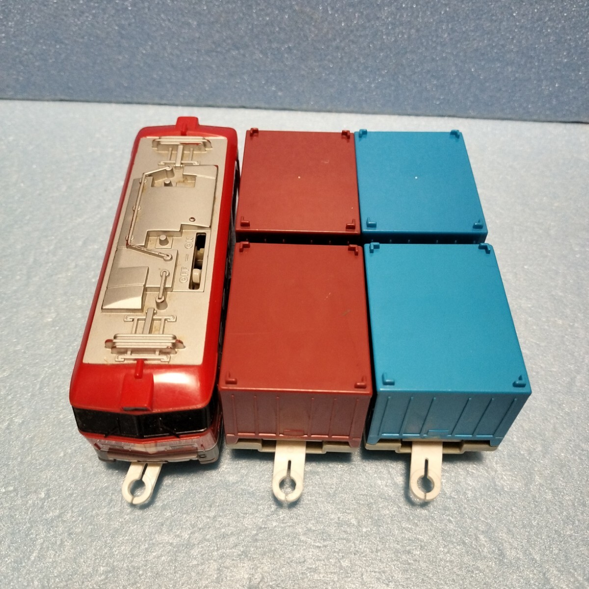 Yahoo!オークション - プラレール「レッドサンダー」EF510 コンテナ JR