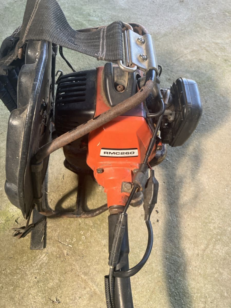 Yahoo!オークション - 背負い式草刈り機 RMC260 共立 実働 引き取り限...