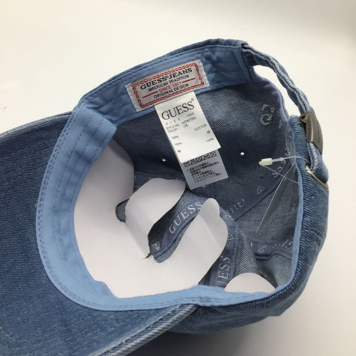 Yahoo!オークション - 新品未使用品 GUEES デニム キャップ サイズ one...