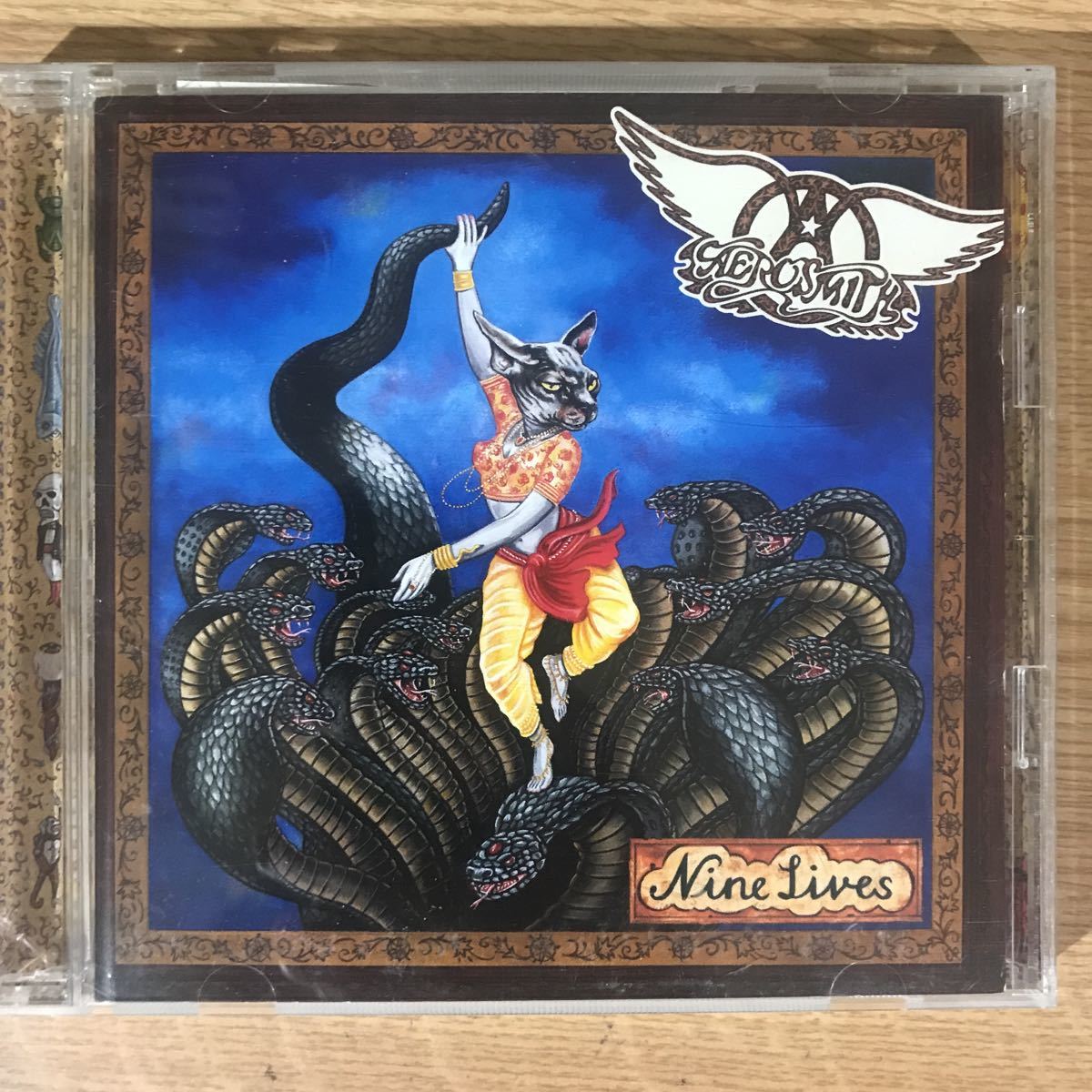 Yahoo!オークション - B98 帯付中古CD100円 エアロスミス ナイン・ライ...