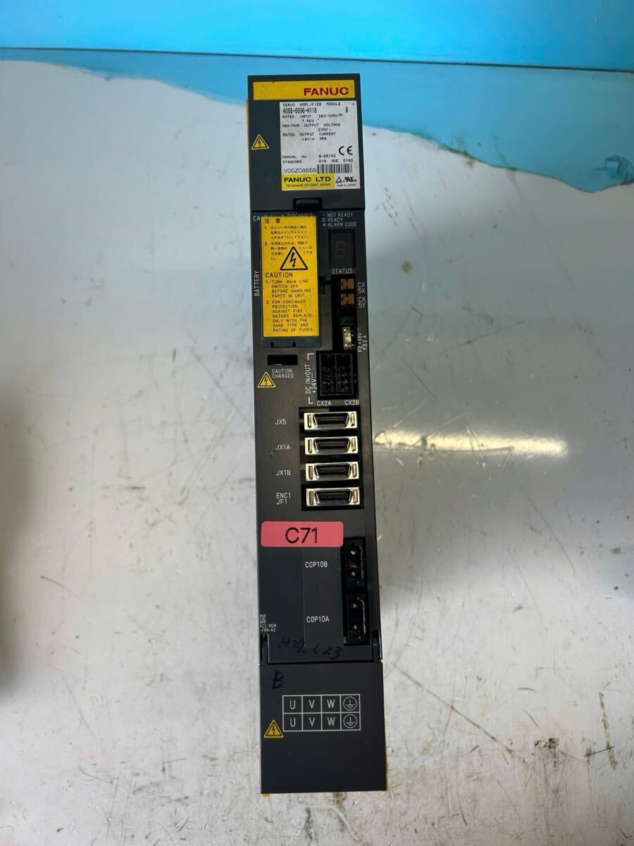 Yahoo!オークション - C72 FANUC POWER SUPPLY A06B-6087-H115 17. 5kw