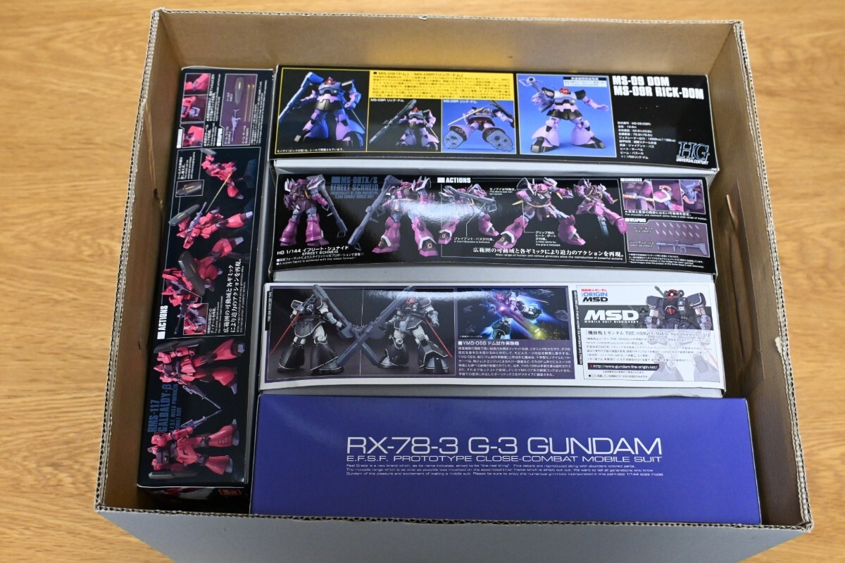 Yahoo!オークション - 【未組立】HGUC イフリート・シュナイド ドム ガ...