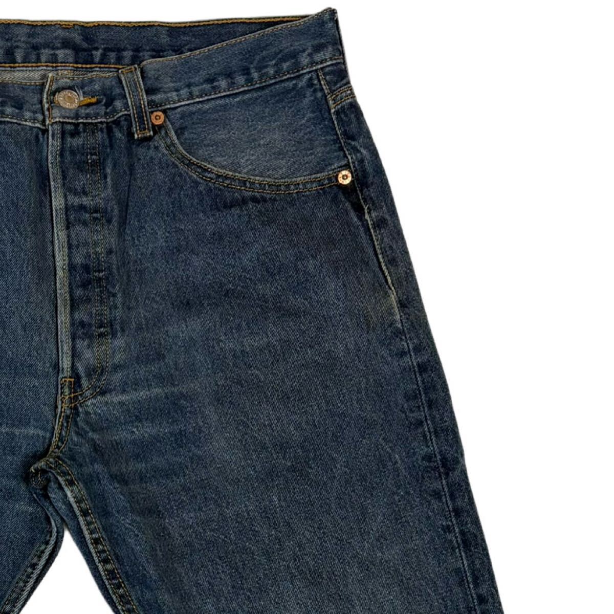 Yahoo!オークション - リーバイス 501 ジーンズ W34 L30 (L27程度) 裾...