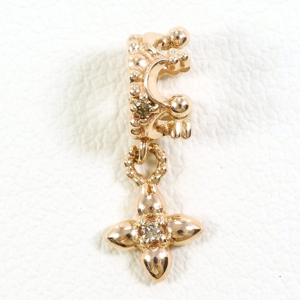 Yahoo!オークション - K10PG ペンダントトップ ダイヤ 総重量約0.7g 中...