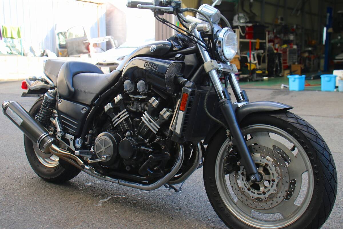 Yahoo!オークション - V-MAX/2003年高年式VP15/純正マットブラック...