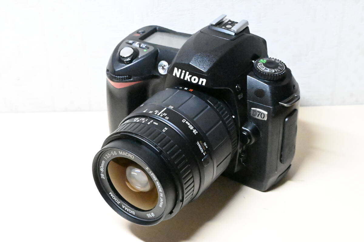 Yahoo!オークション - Nikon D70 レンズ2本 Nikon AF 28-80mm SIGMA望...