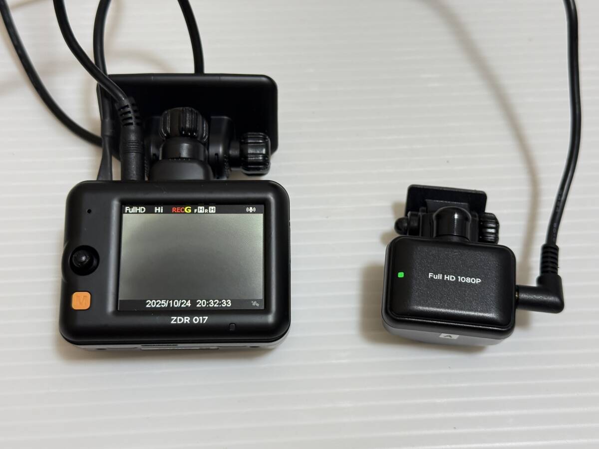 145 前後カメラ コムテック COMTEC ZDR-017 ドラレコ ドライブレコーダー 送料600円 コムテック(中古)のオークション落札情報