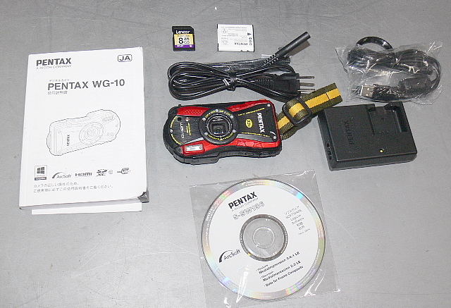 Yahoo!オークション - PENTAX ペンタックス WG-10 防水 コンパクトデジ...