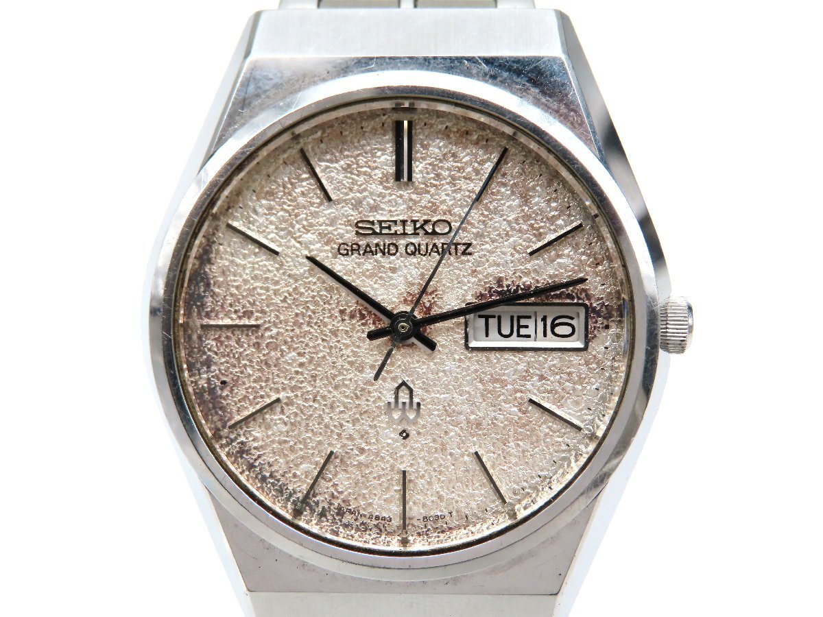 1円 セイコー 4843-8100 SS シルバー文字盤 メンズ 稼働 QZ 2621205 NRP(セイコー)｜売買されたオークション情報、yahooの商品情報をアーカイブ公開 ...