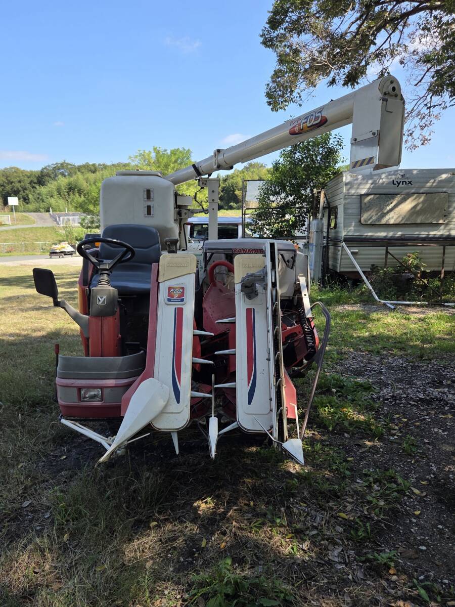 Yahoo!オークション - 京都発 ヤンマー YANMAR コンバイン 型式GC218 2...