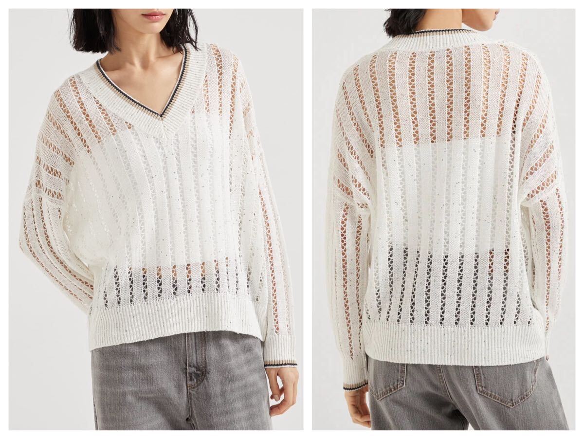 Yahoo!オークション - Q78 未使用 25SS 極上スパンコールつきサマーニ...