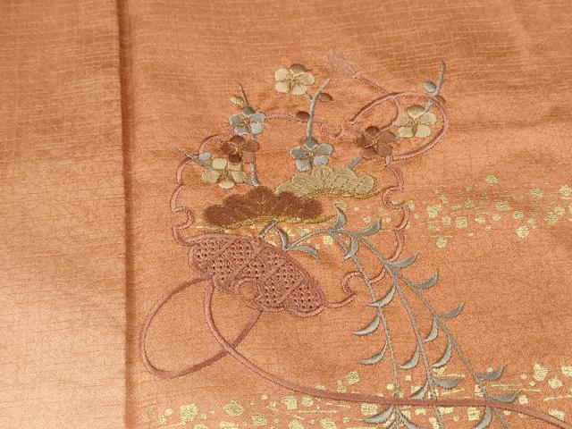 Yahoo!オークション - 平和屋着物 中国三大刺繍 スワトウ刺繍 訪問着 ...