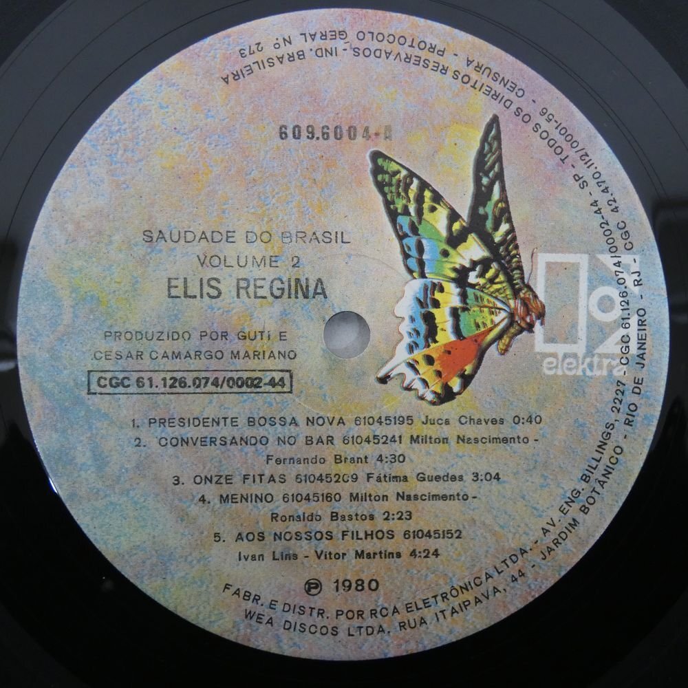 Yahoo!オークション - 48112478 【Brazil盤】Elis Regina / Saudade Do...