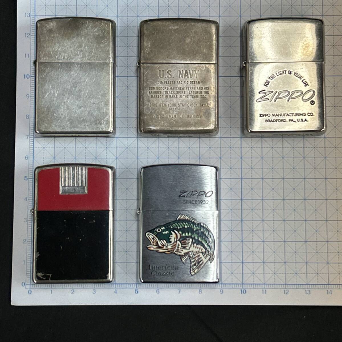 Yahoo!オークション - 25仙/A011676-2/OM4000/C113-309/ZIPPO 5点まと...