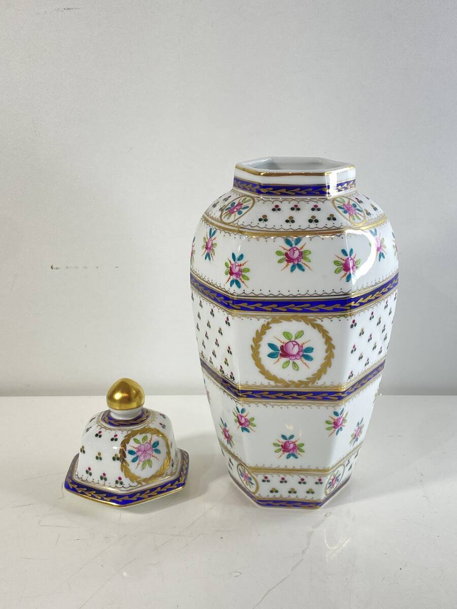 39a 80 La Maison de Porcelaine/ポーセリン 陶器 花瓶 壺 蓋つき 置物 インテリア アンティーク 洋風 現状品(花瓶)｜売買されたオークション情報、yahooの ...