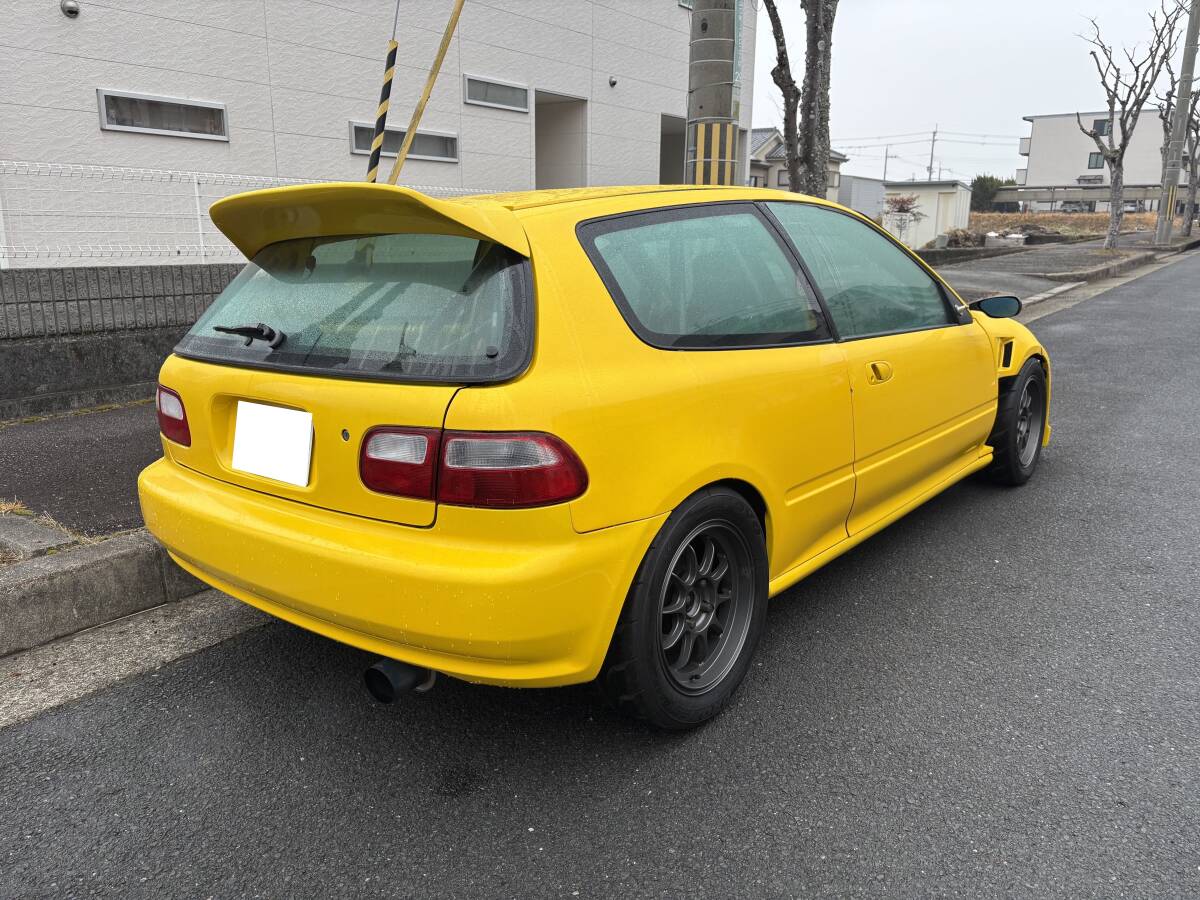 Yahoo!オークション - ホンダ シビック civic EG6系 B20B MT イエロー ...