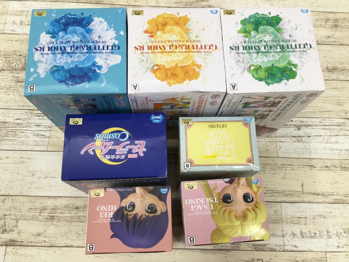 062C 美少女戦士セーラームーン フィギュア まとめ マーキュリー ヴィーナス ジュピター アルテミス Qposket 月野うさぎ 火野レイ(美少女戦士セーラームーン)｜売買された ...