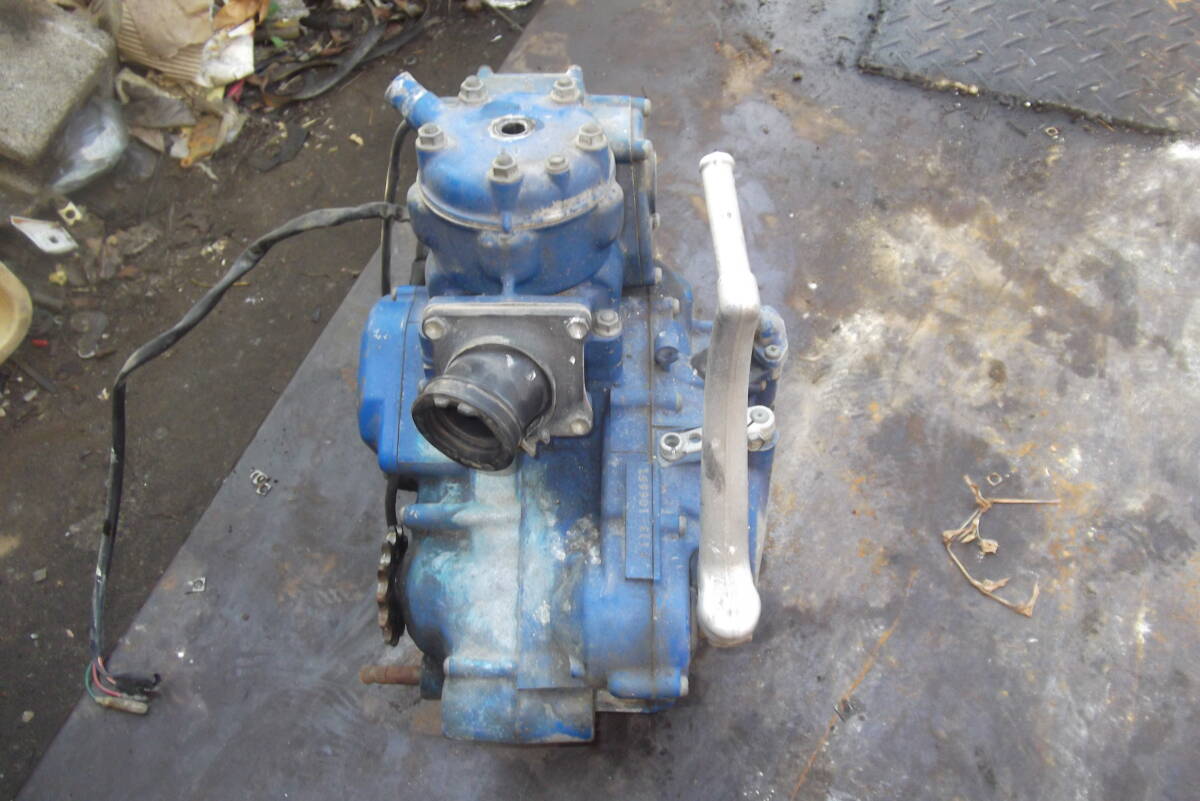 Yahoo!オークション - スズキ RM125 青エンジン F113－106...