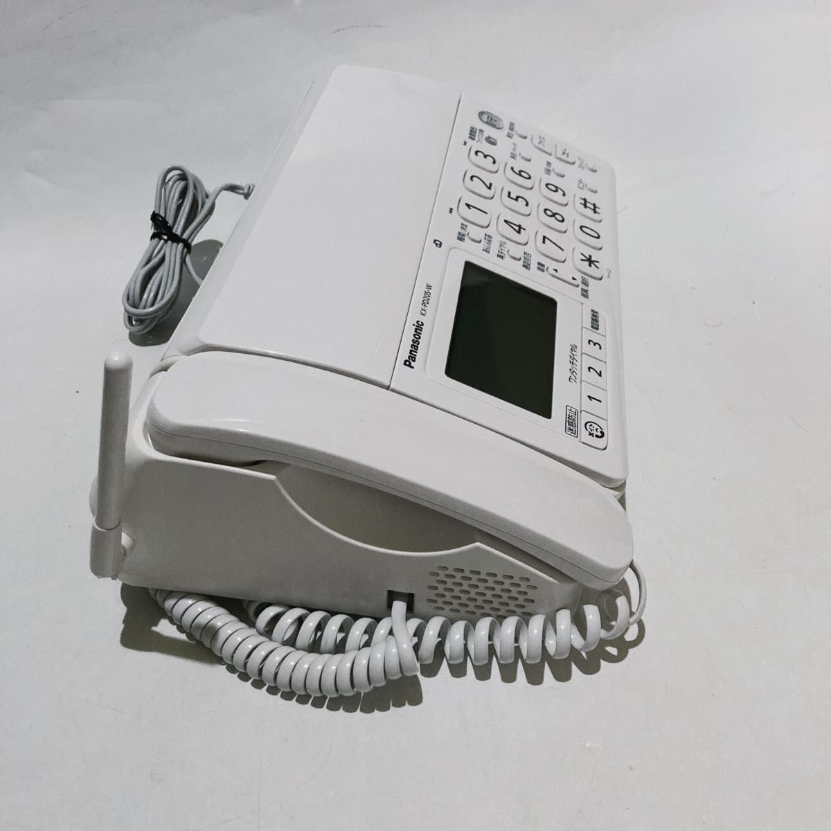 Yahoo!オークション - Panasonic KX-PD205 FAX機能付き電話機 子機付き...