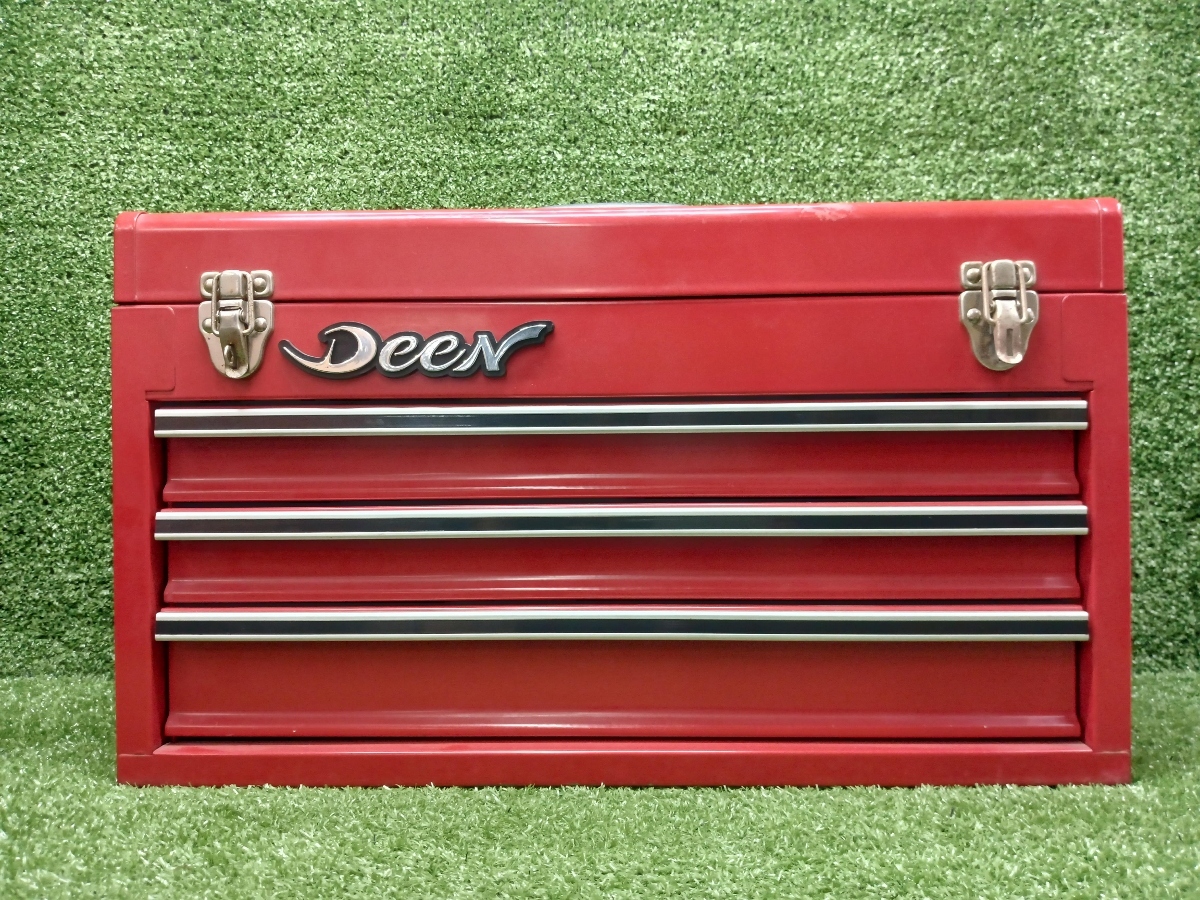 Yahoo!オークション - 中古 ディーン DEEN 3段 トップチェスト 赤