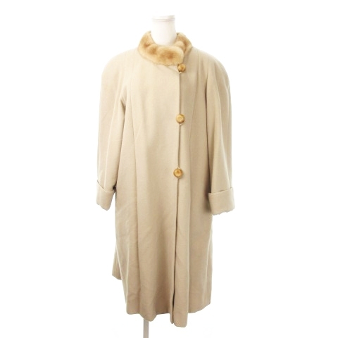 Yahoo!オークション - バンベール VINVERT ロングコート アンゴラ ファ...