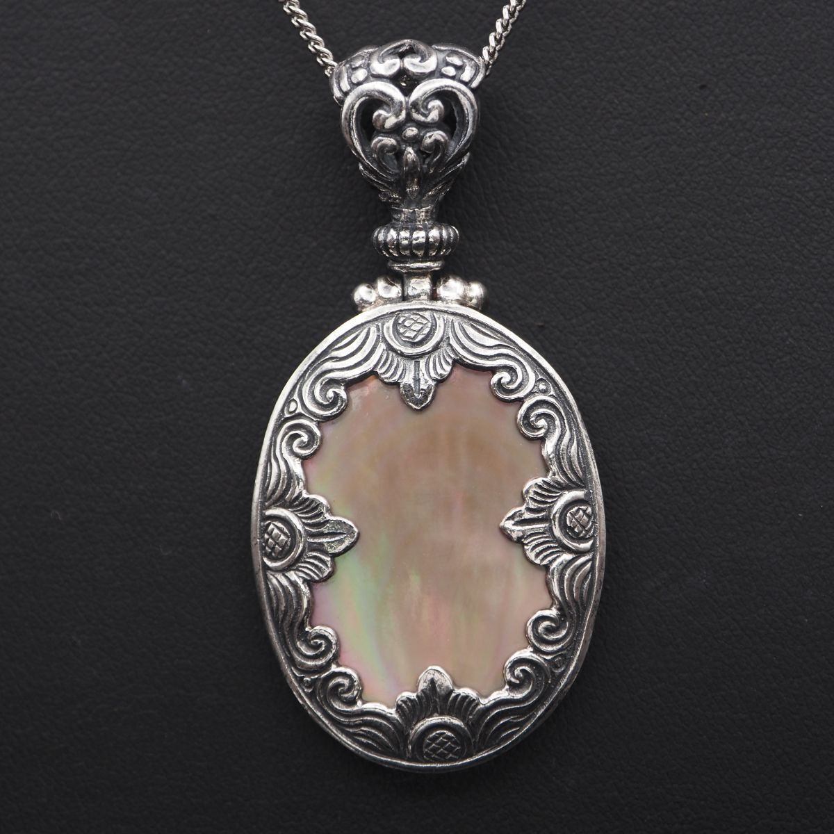 Yahoo!オークション - G107 シェル 925刻印 ペンダント トップ デザイ...