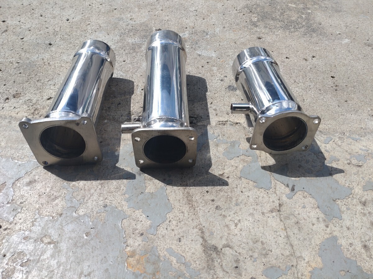 Yahoo!オークション - スロットルサクションパイプ 純正形状 ステンレ...