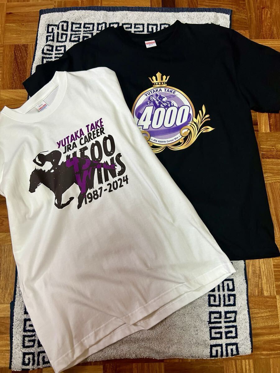 Yahoo!オークション - 武豊騎手 JRA 4000勝・4500勝記念メモリアルTシ...