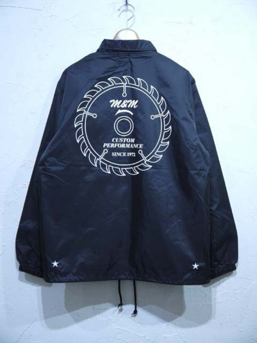 Yahoo!オークション - M&M Coach Jacket(25MMJ04)/BLACK/Msize/新品未...