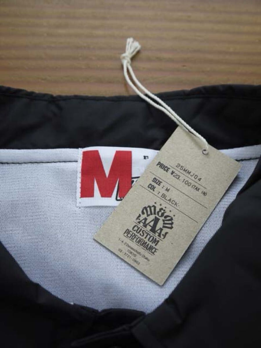 Yahoo!オークション - M&M Coach Jacket(25MMJ04)/BLACK/Msize/新品未...
