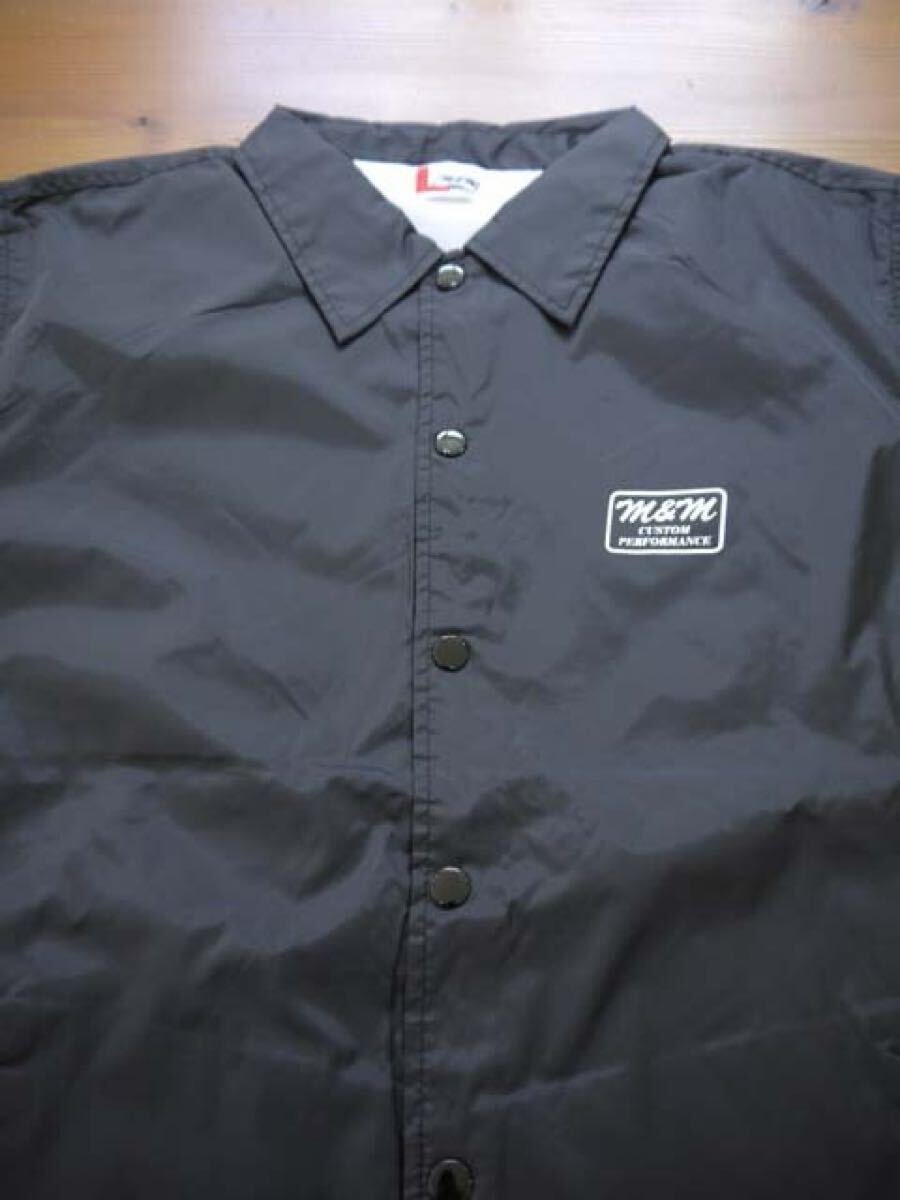 Yahoo!オークション - M&M Coach Jacket(25MMJ04)/BLACK/Msize/新品未...
