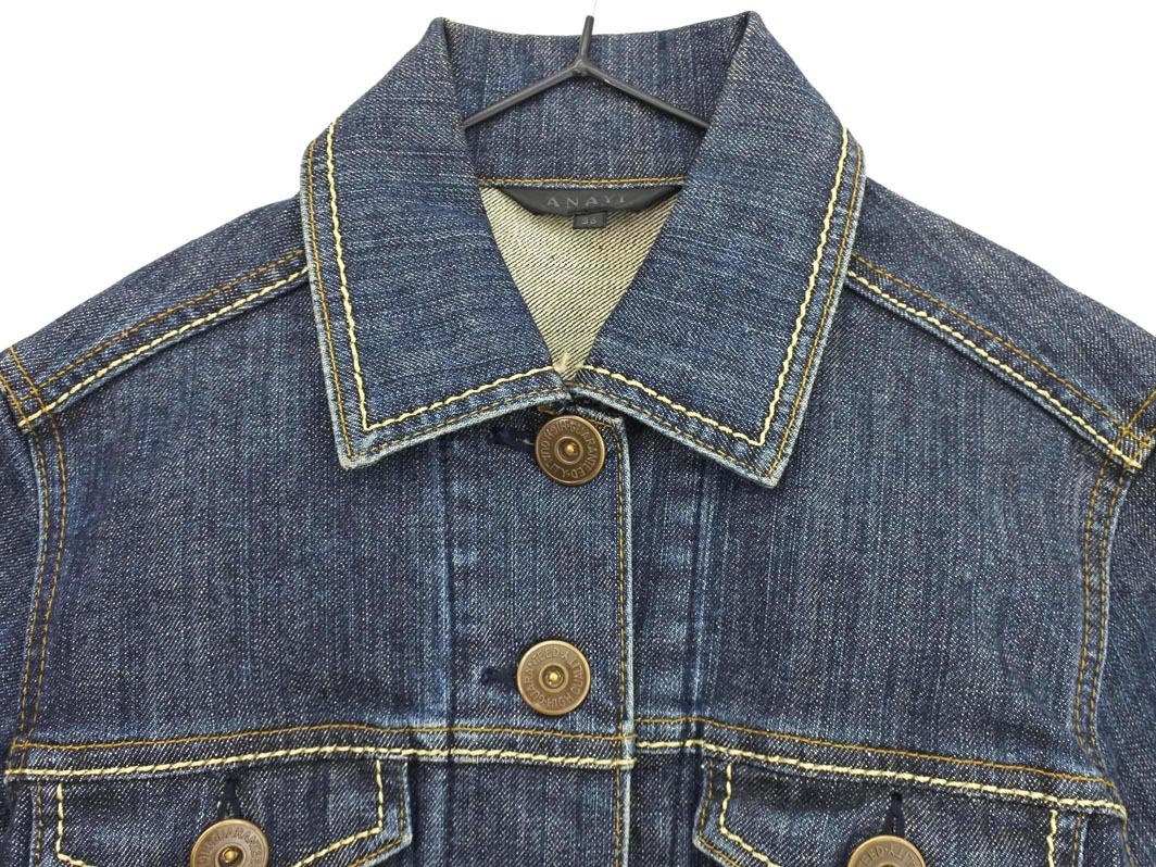 Yahoo!オークション - ANAYI アナイ Gジャン デニム ジャケット size36...