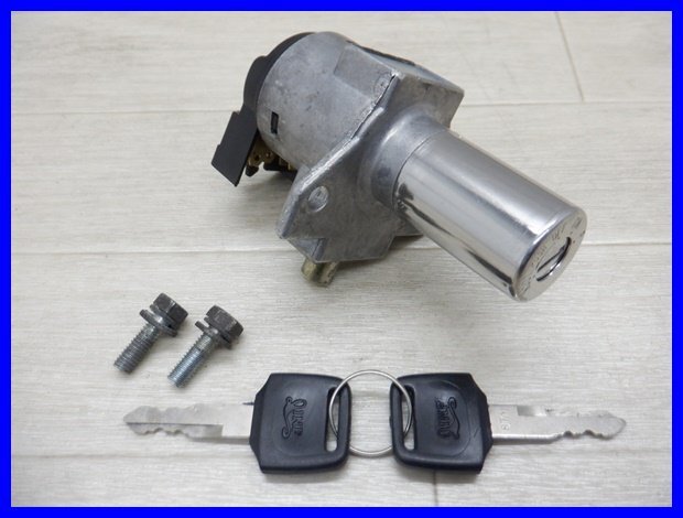 Yahoo!オークション - A371 CB400FOUR CB400F メインキー ハンドルロ...