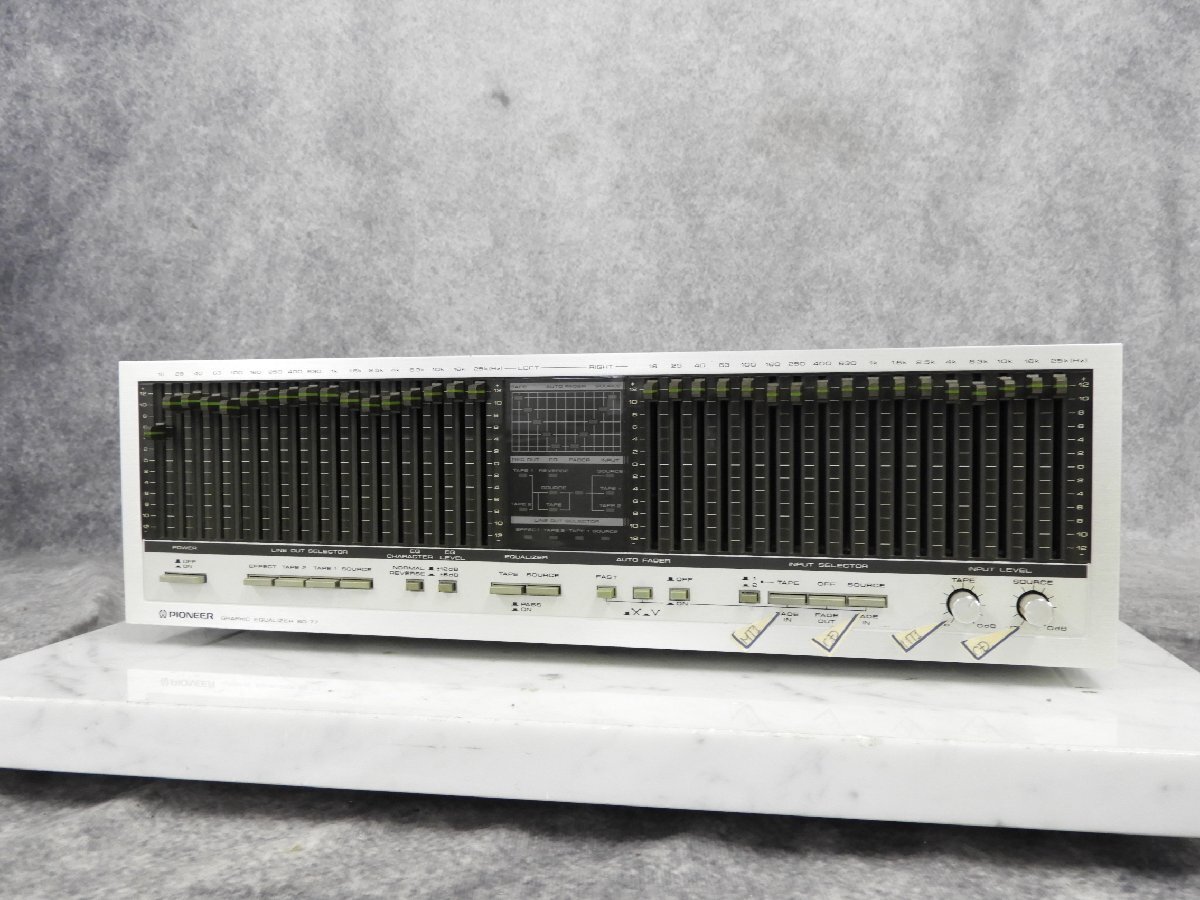 Yahoo!オークション - 【J】Pioneer SG-77 グラフィックイコライザー ...
